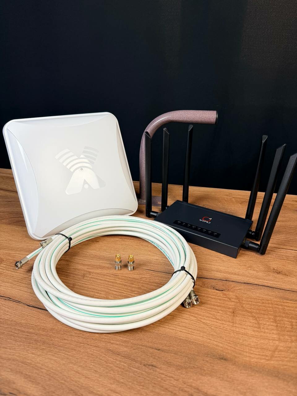 Универсальный Комплект Интернета 4G Модем - WiFi Роутер Vemo + Антенна MiMO под Безлимитный Интернет