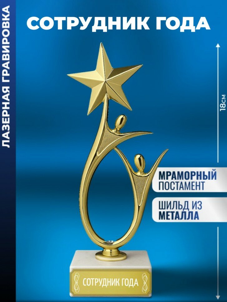 Статуэтка человечки "Сотрудник года"