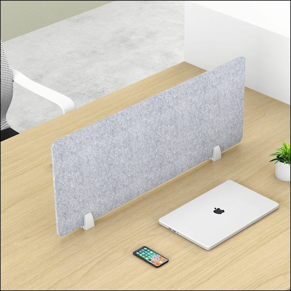 Защитный экран для офиса,80х1х30см