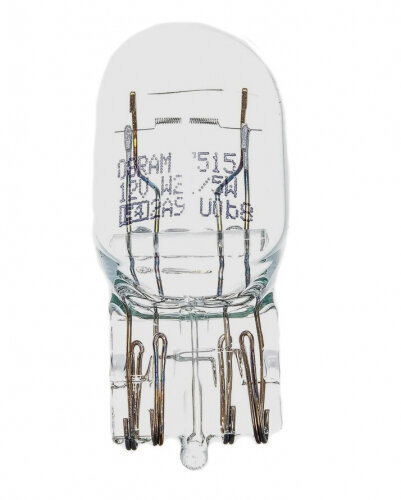 Лампа автомобильная Osram W21/5W W3x16q блок 2шт 12V, 7515-02B