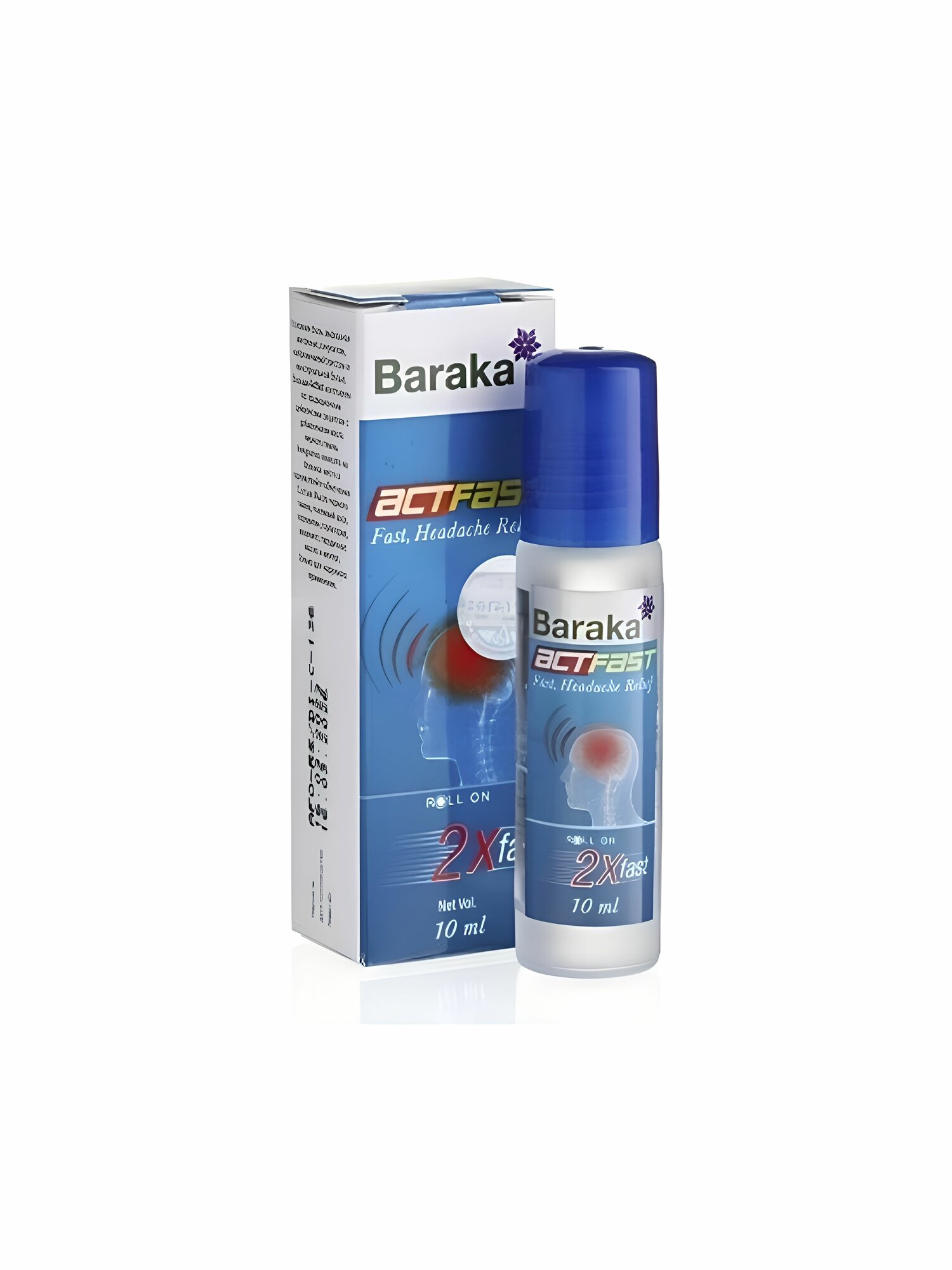 АктФаст Барака от головной боли, ролик, масло из семян черного тмина, 10 г
