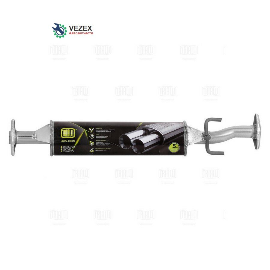 TRIALLI EAM0502 резонатор!\ Daewoo Matiz 98>
