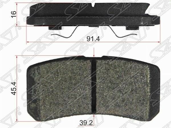 Колодки тормозные сзади SAT ST-4605A487 Mitsubishi ASX 10- / L200 07-16