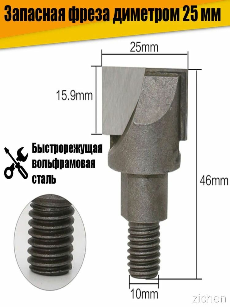 Запасная фреза 25 мм для кондуктора врезания дверных замков