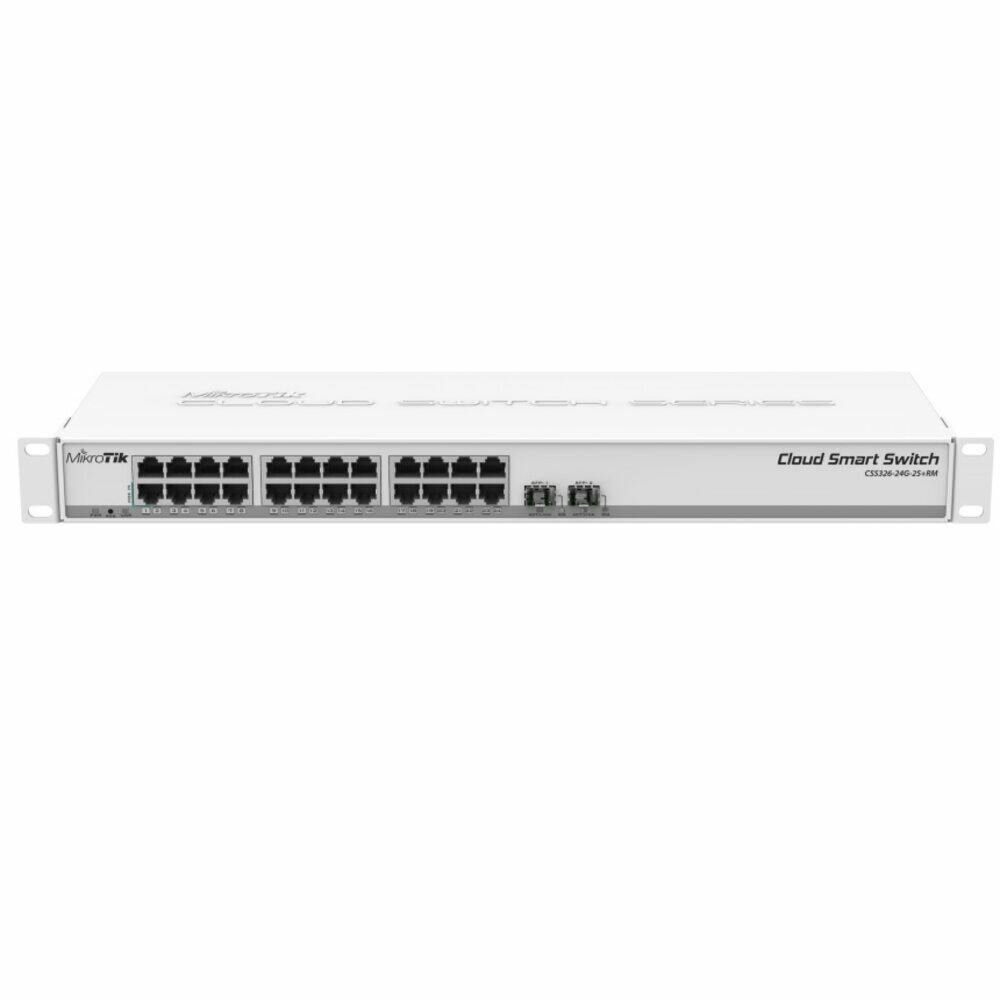 Коммутатор без POE Mikrotik CSS326-24G-2S+RM