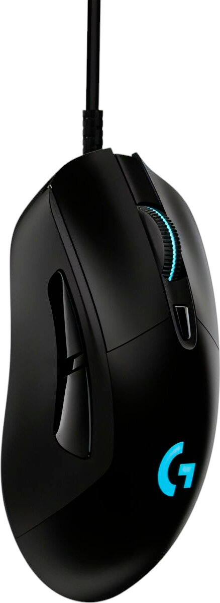 Мышь проводная Logitech G403 Hero, игровая, оптическая, USB, 25600dpi, черный (910-005636) Hero 25K, 40G, 20000000кликов — фото 1