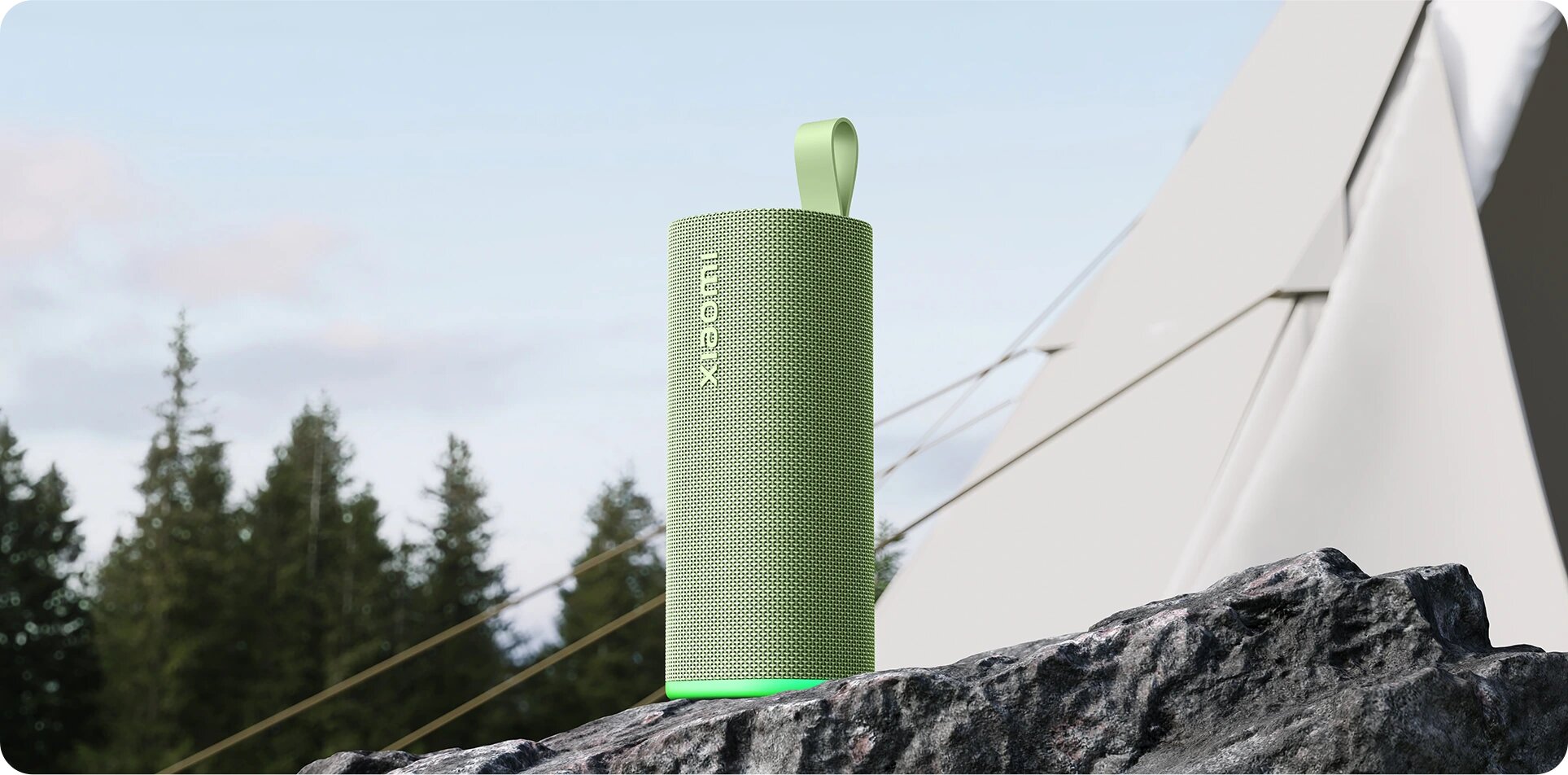 Портативная колонка Xiaomi Sound Play Green, 18 Вт, до 14 ч. работы