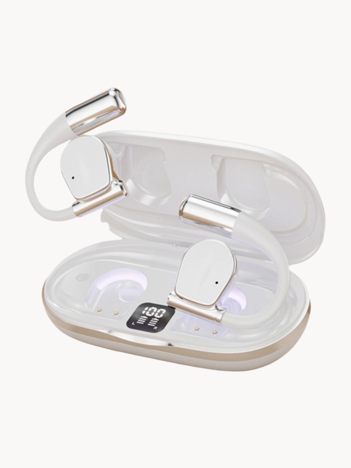 Беспроводные TWS-наушники ZERO AIR True Wireless Earbuds M111, Bluetooth 5.49, Hi-Fi звук, Al-переводчик, белый