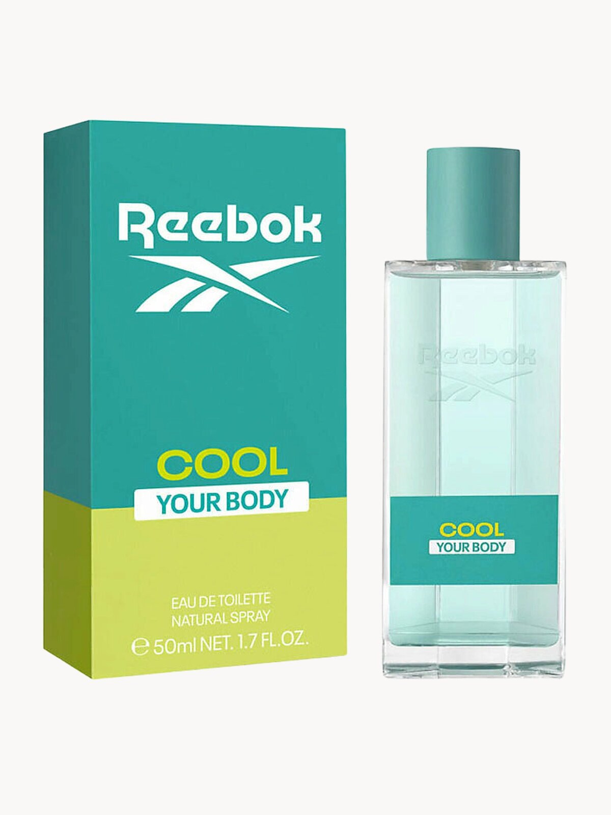 Туалетная вода Reebok Cool Your Body, для женщин, древесно-цветочные ноты, 50 мл