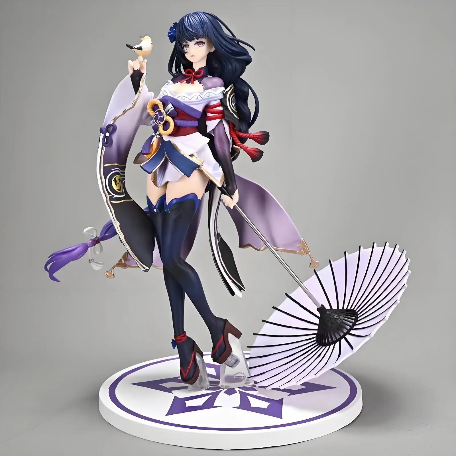 Bandai Genshin Impact Фигурки 16 см ПВХ Фиолетовый, 24cm Raiden No Box