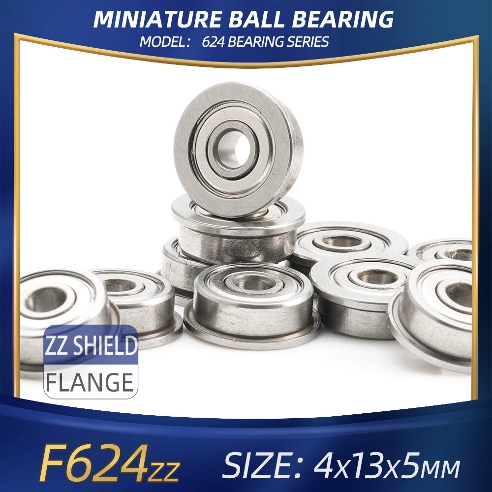 FUSHI подшипники 624ZZ 4x13x5 мм 10 шт. F624zz ABEC-1