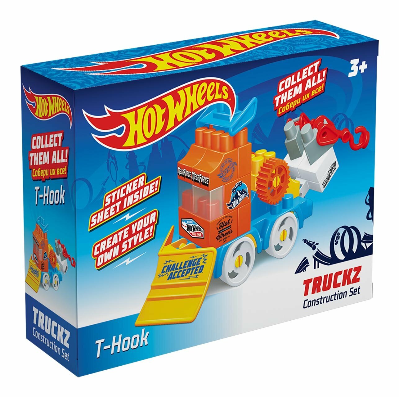 Конструктор Bauer "Hot Wheels - T-Hook", для детей от 3-х лет, 29 деталей