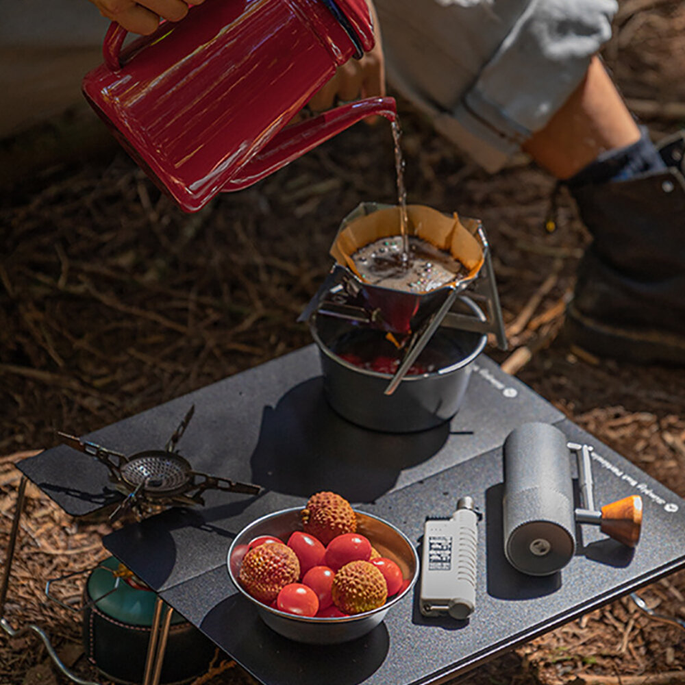 Stainless Steel Coffee Filter Rack Folding Portable Reusable Dripper Bracket Outdoor Drinking Accessory