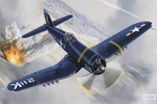 Сборная модель "Авиация Vought F4U-4 Corsair - Battle of Jangjin Reservoir" (1:48), артикул 12353