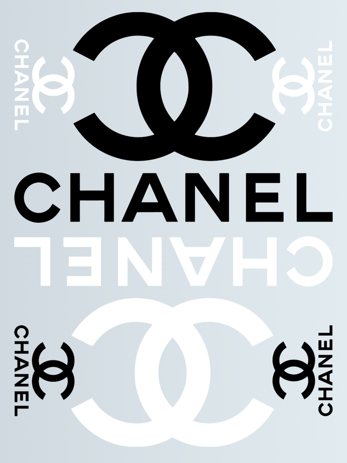Термонаклейки на одежду Chanel