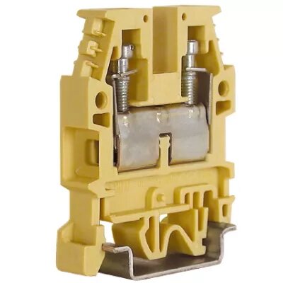 Клемма винтовая 10мм. кв бежевая термостойкая ZCB440 DKC