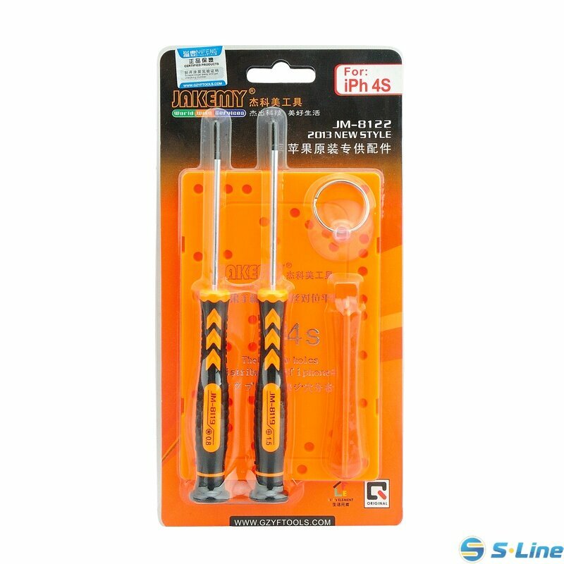 Набор отверток и инструмента JM-8122 для ремонта телефонов iphone