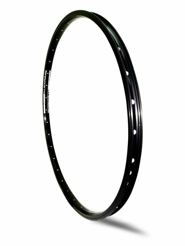 Обод 26' ALEX RIMS DM18 black 32H, фрезерованный, индикатор износа, 599х18/25х16мм