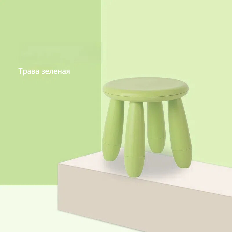 Табурет IKEA MAMMUT, полипропилен, для детей от 3 до 6 лет, 30х35х30 см