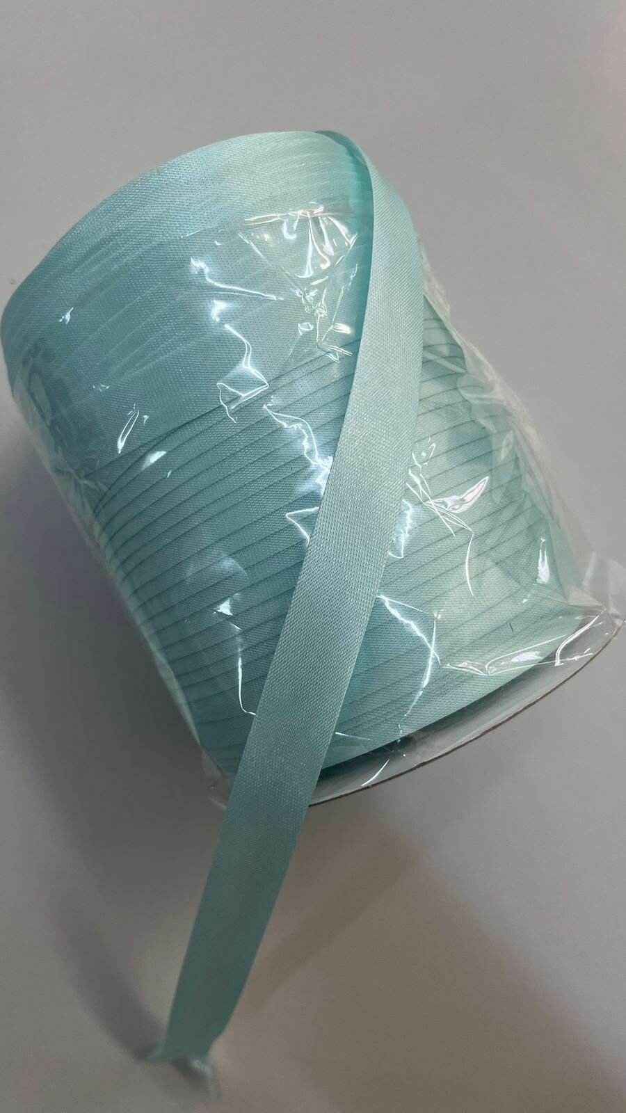 Косая бейка атласная 132см, ширина 15мм