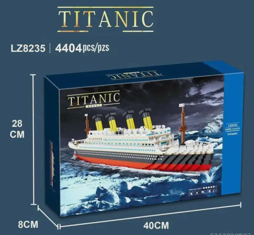 Конструктор титаник 4404 детали