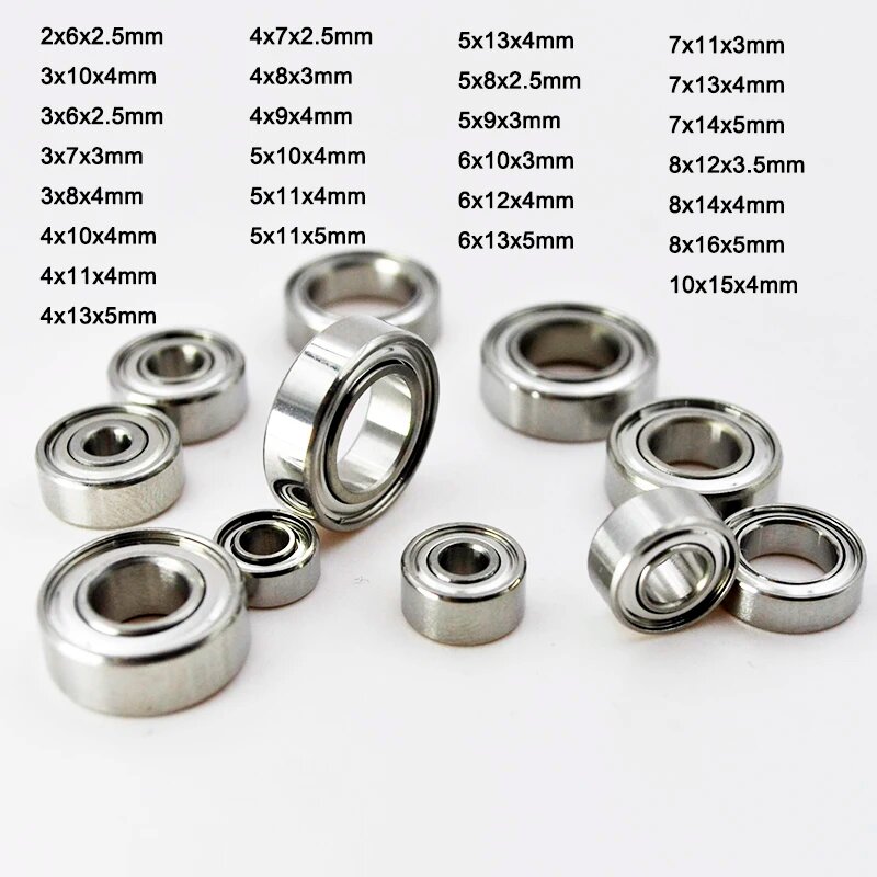 Керамические подшипники из нержавеющей стали для рыболовных катушек 5x10x4mm