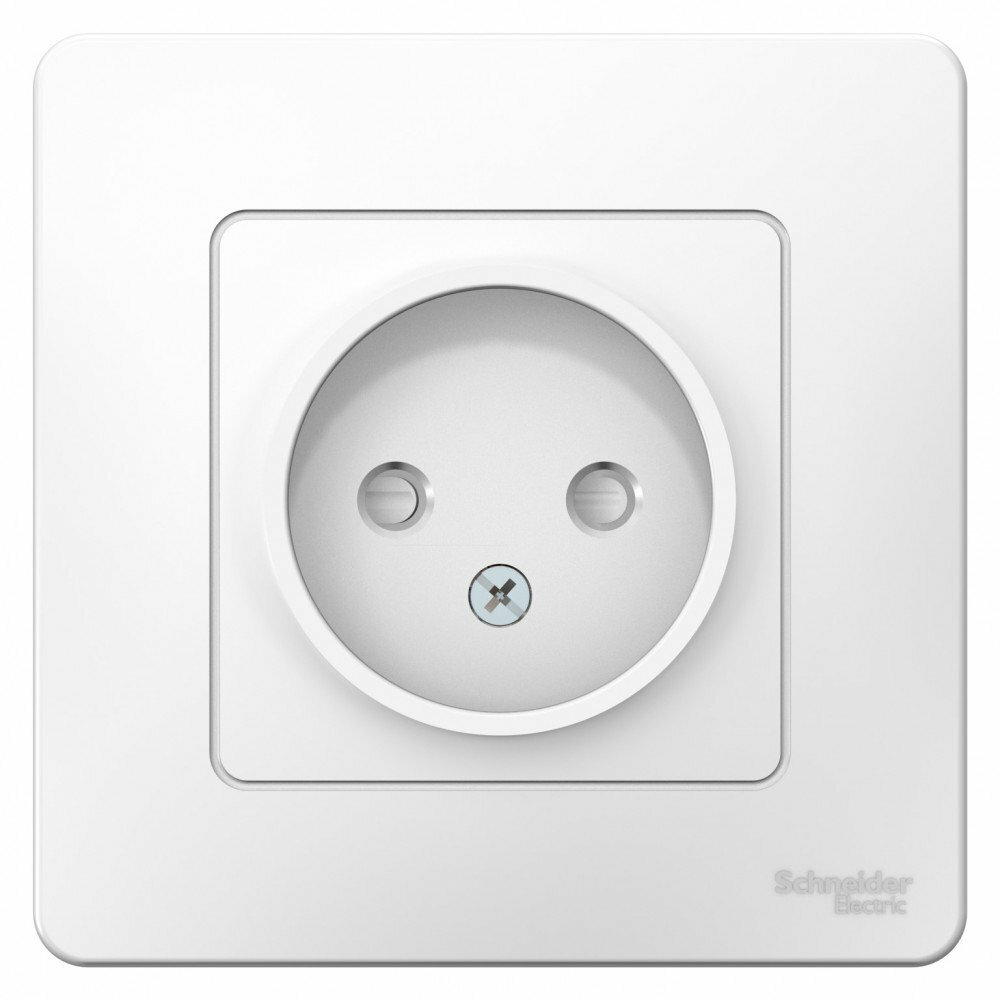 Blanca внутр Бел Розетка б/з со шторками, 16А, , Systeme Electric, BLNRS000111