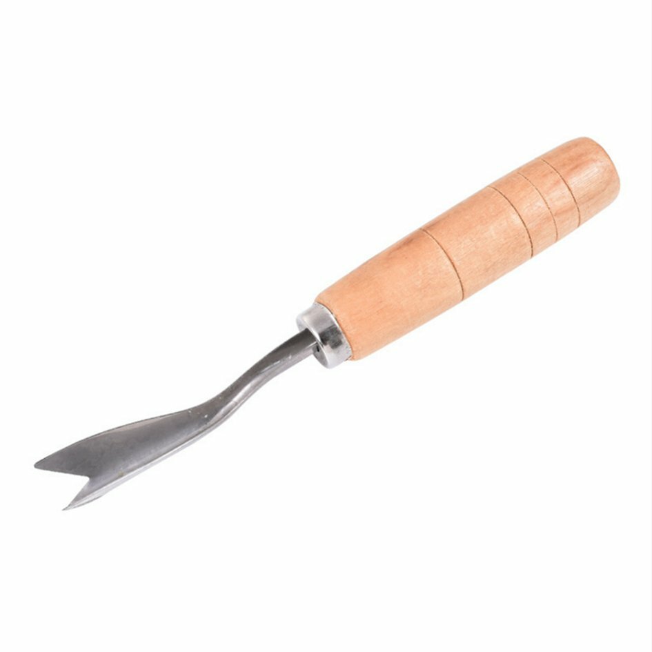 Бытовая ананасорезка из нержавеющей стали с зажимом для удаления глазков и семян Кухонная утварь - серебристая