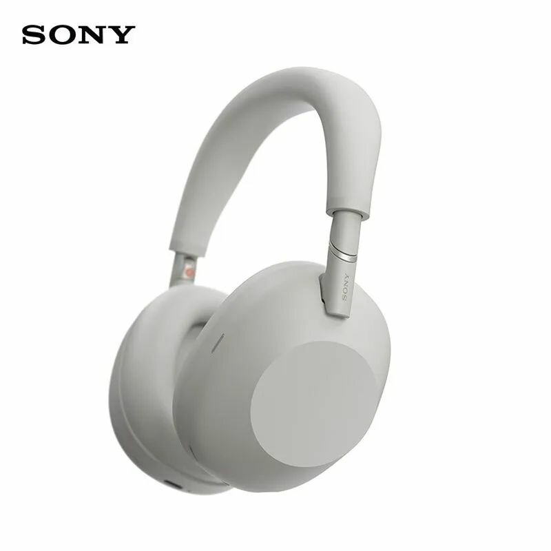 Беспроводные наушники Sony WH-1000XM6, с шумоподавлением, цвет White (Белый)