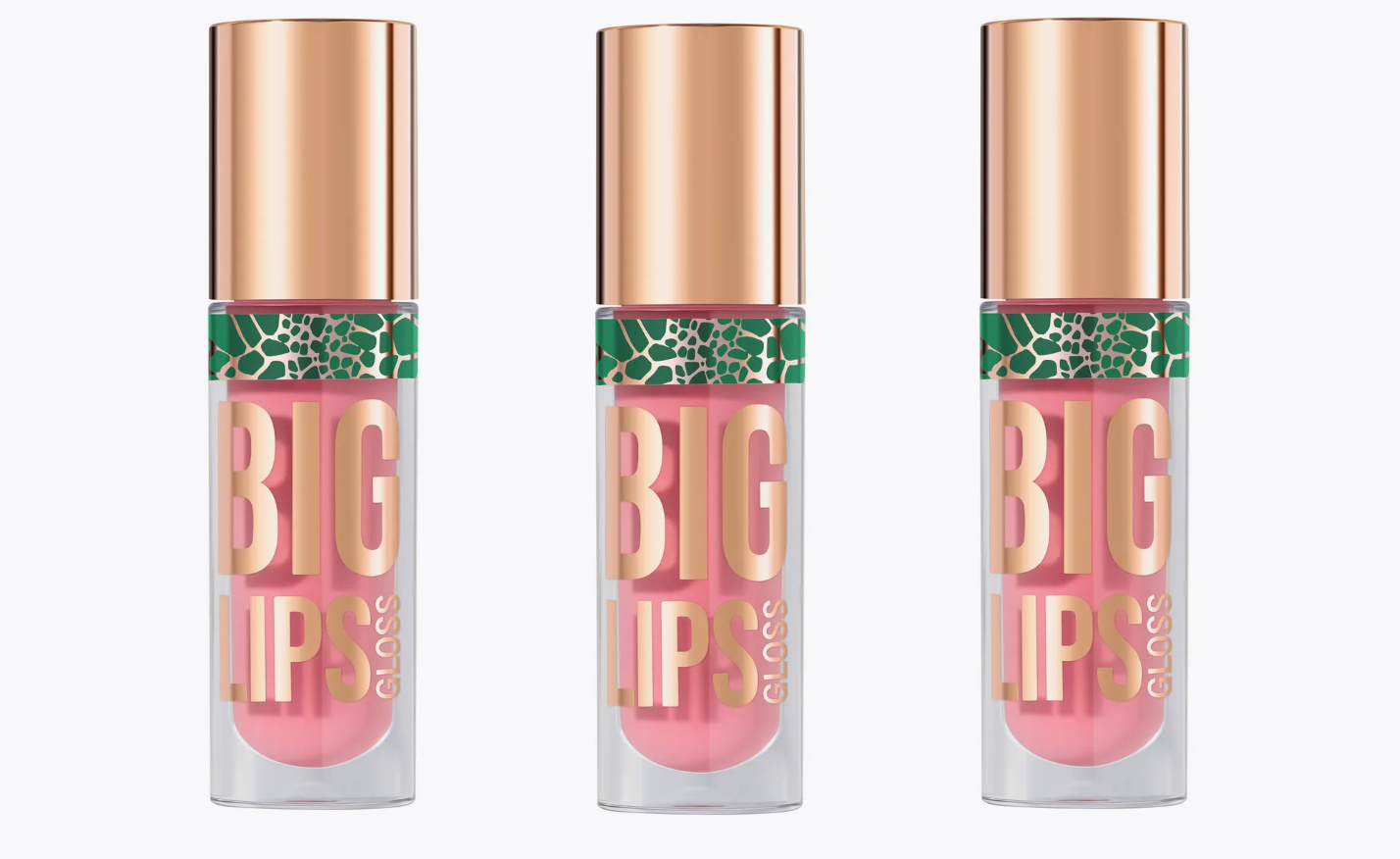 Блеск для губ STELLARY Lipgloss Big Lips тон 07 Barbie girl, 4мл - 3 штуки