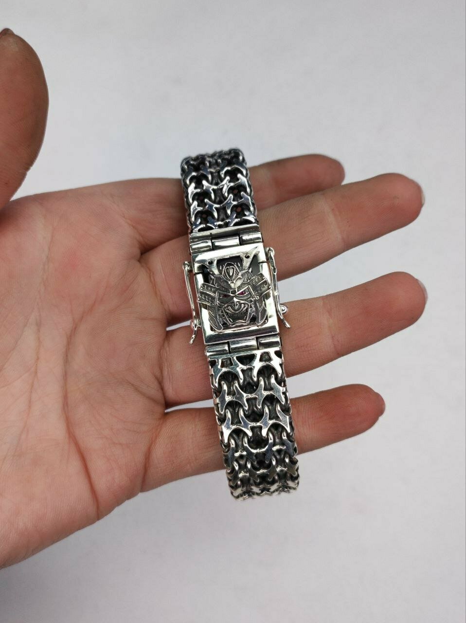 Браслет, славянский оберег, серебро, 925 проба