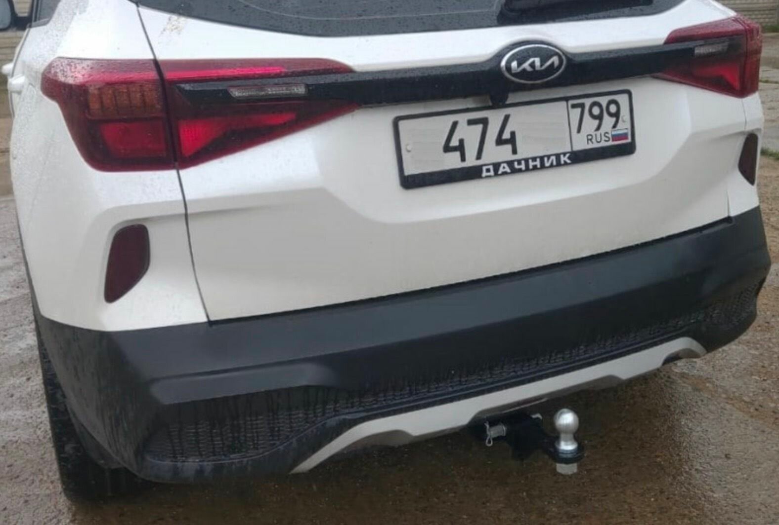 Фаркоп Бизон с унив. эл-кой Smart на Kia Seltos 2020- (паспорт и сертификат в комплекте) FA 0680-E