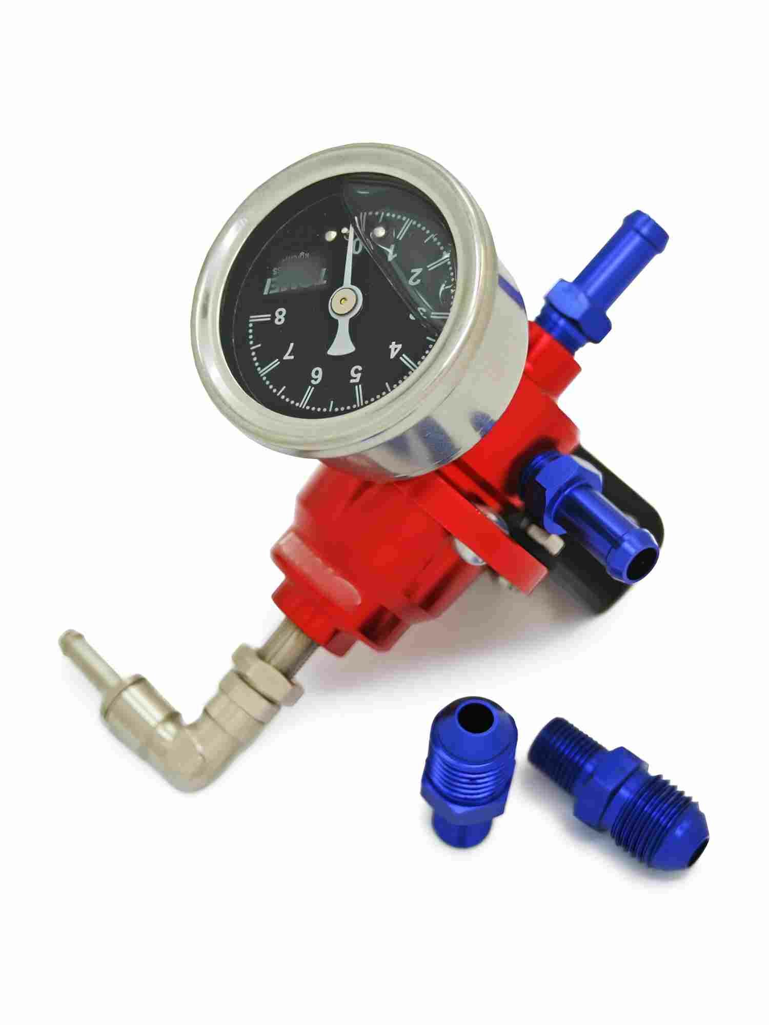 Регулятор давления топлива с манометром «TOMEI Type S» (красный) belais #9229