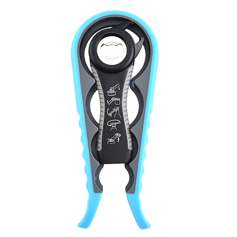 Ключ открывалка для винтовых крышек, банок и бутылок, 2 шт. многофункциональна