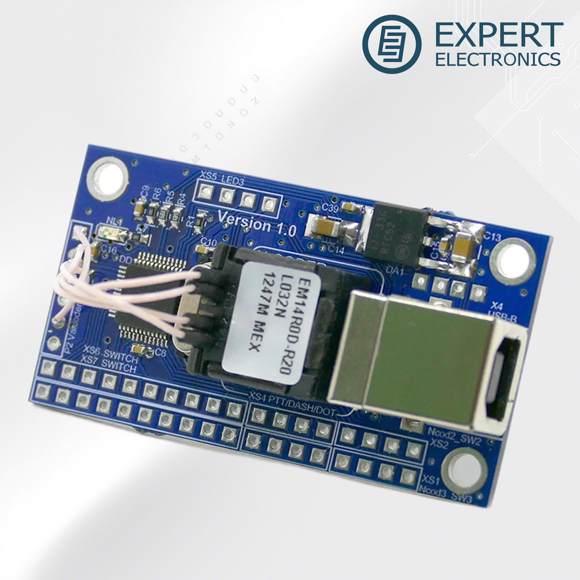 Панель управления SDR-трансивером E-Coder Mini – аналог E-Coder с USB, энкодером и поддержкой ExpertSDR2/3 — фото 1