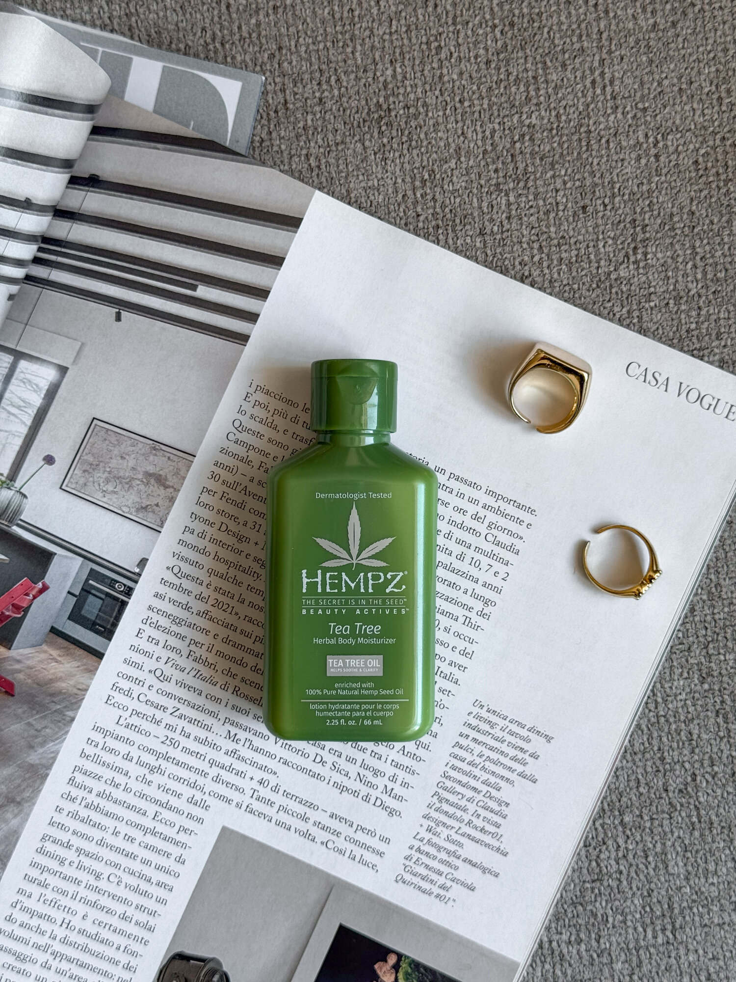 Hempz Молочко для тела масло чайного дерева Beauty Actives Tea Tree 66 мл