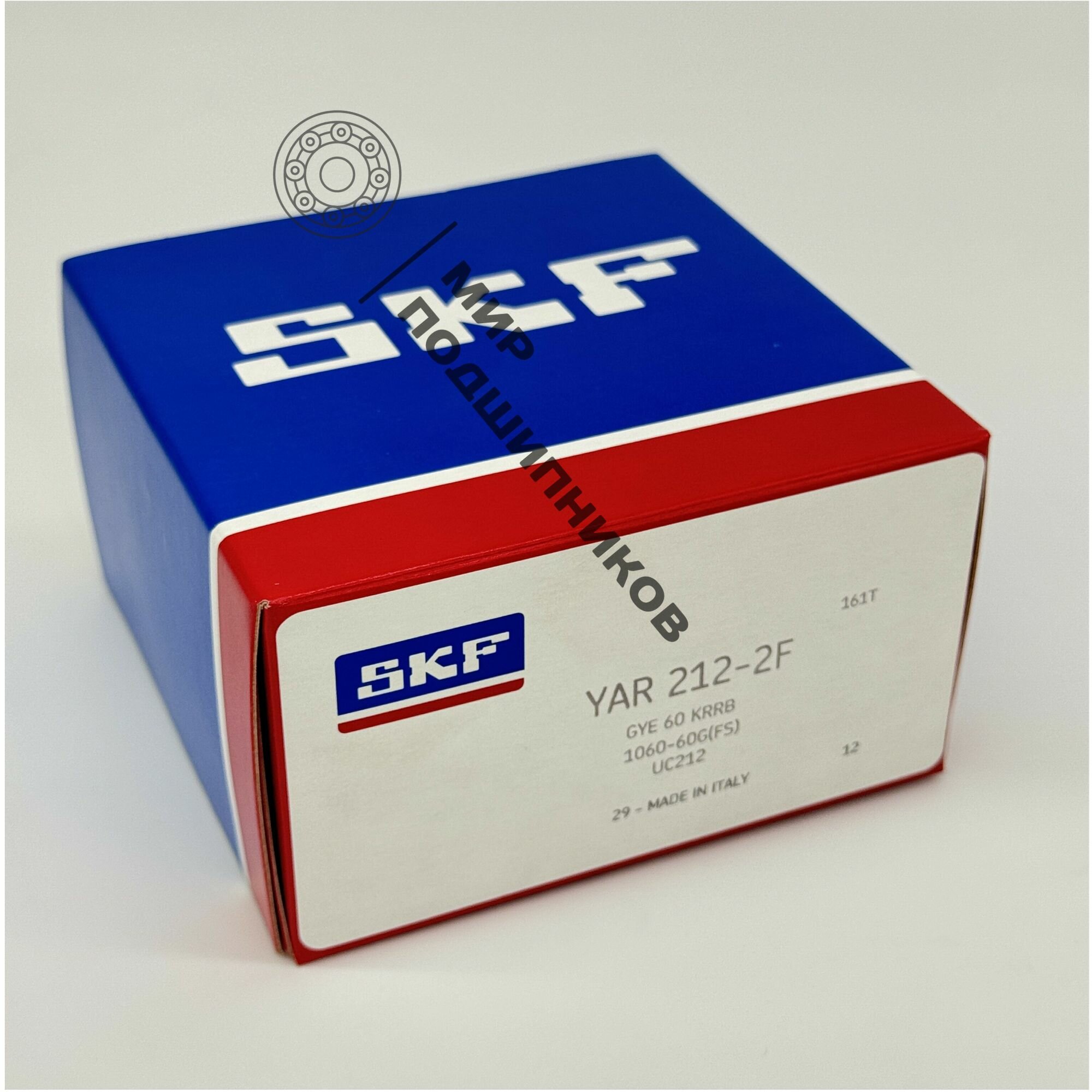 Подшипник корпусной YAR212-2F SKF (60х110х65,1) UC210, GYE60 KRRB,1060-60G(FS)
