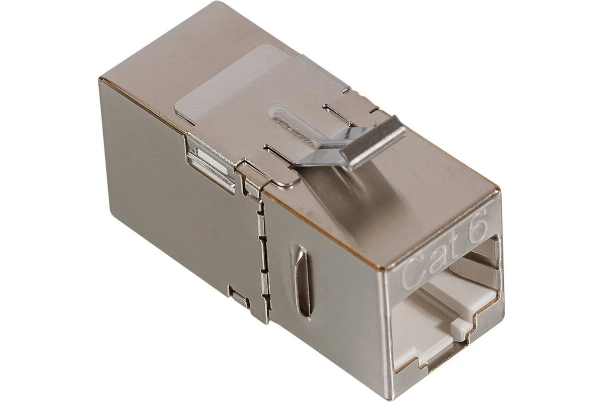 LANMASTER RJ-45 90° кат.6 Keystone LAN-KCP45S6/90 повторитель портов для сетевых панелей