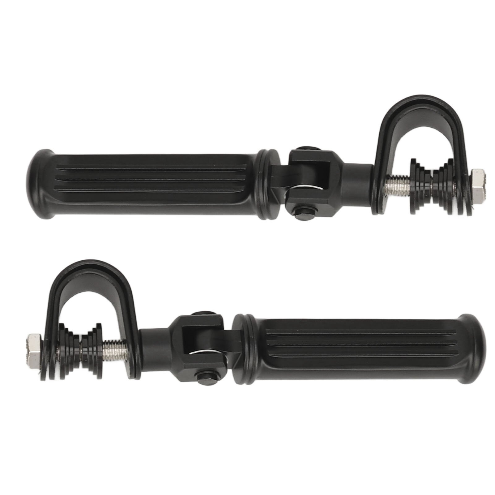 Подножки для мотоцикла, универсальные, из алюминиевого сплава, 25-32 мм, для защиты двигателя, черные.