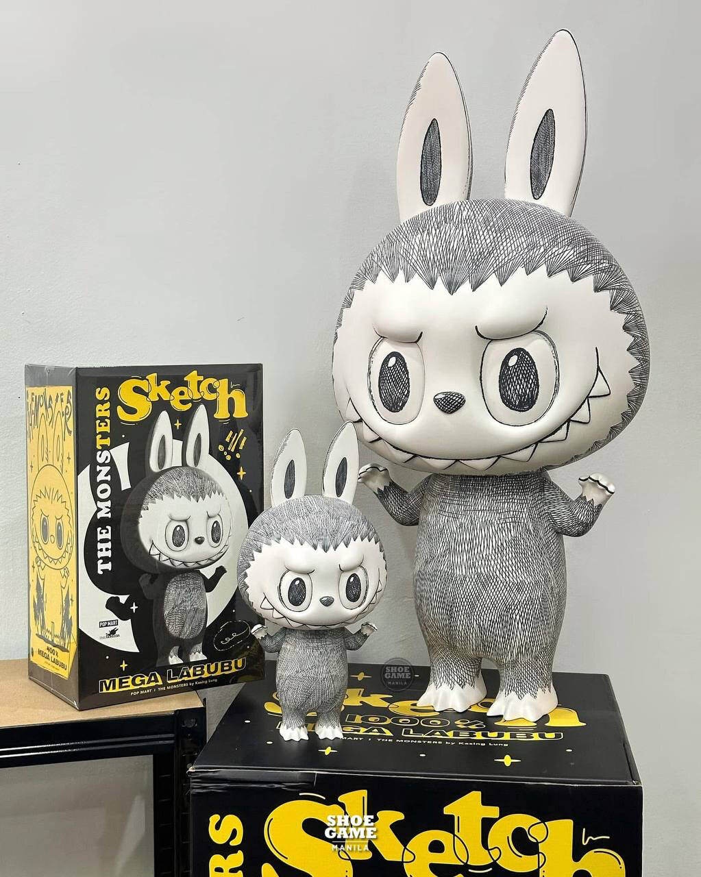 Оригинал labubu огромный SKETCH 80 см Девочки в Восторге