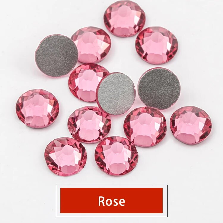 Astrobox SS3-SS30 стеклянные стразы для рукоделия Розовый, SS20-1440Pcs, Rose