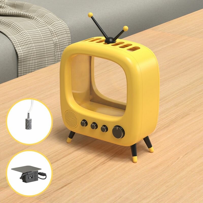 Мини аквариум-телевизор для петушка