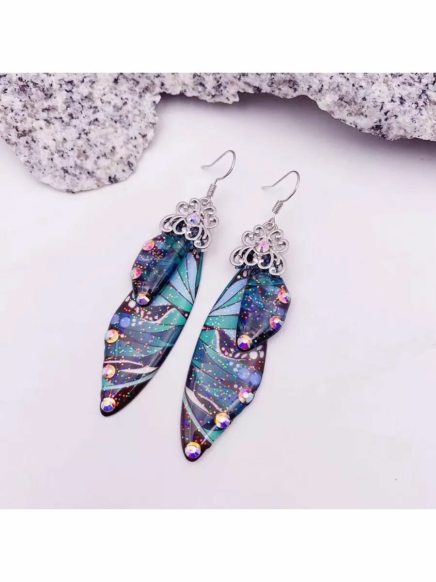 Серьги, искусственный камень