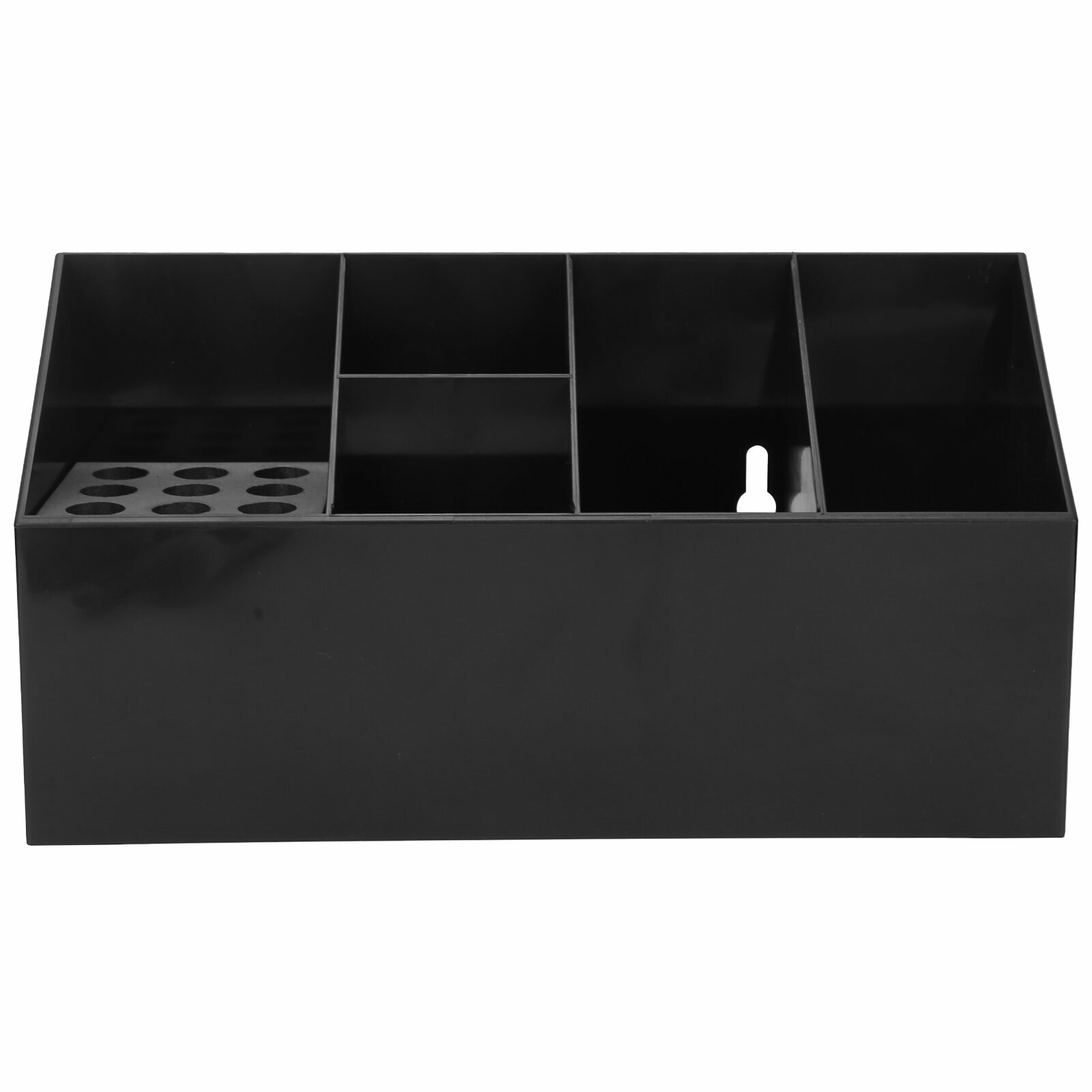 Держатель для ножниц, парикмахерские расчески, заколки для волос, ящик для хранения парикмахерских инструментов, черный