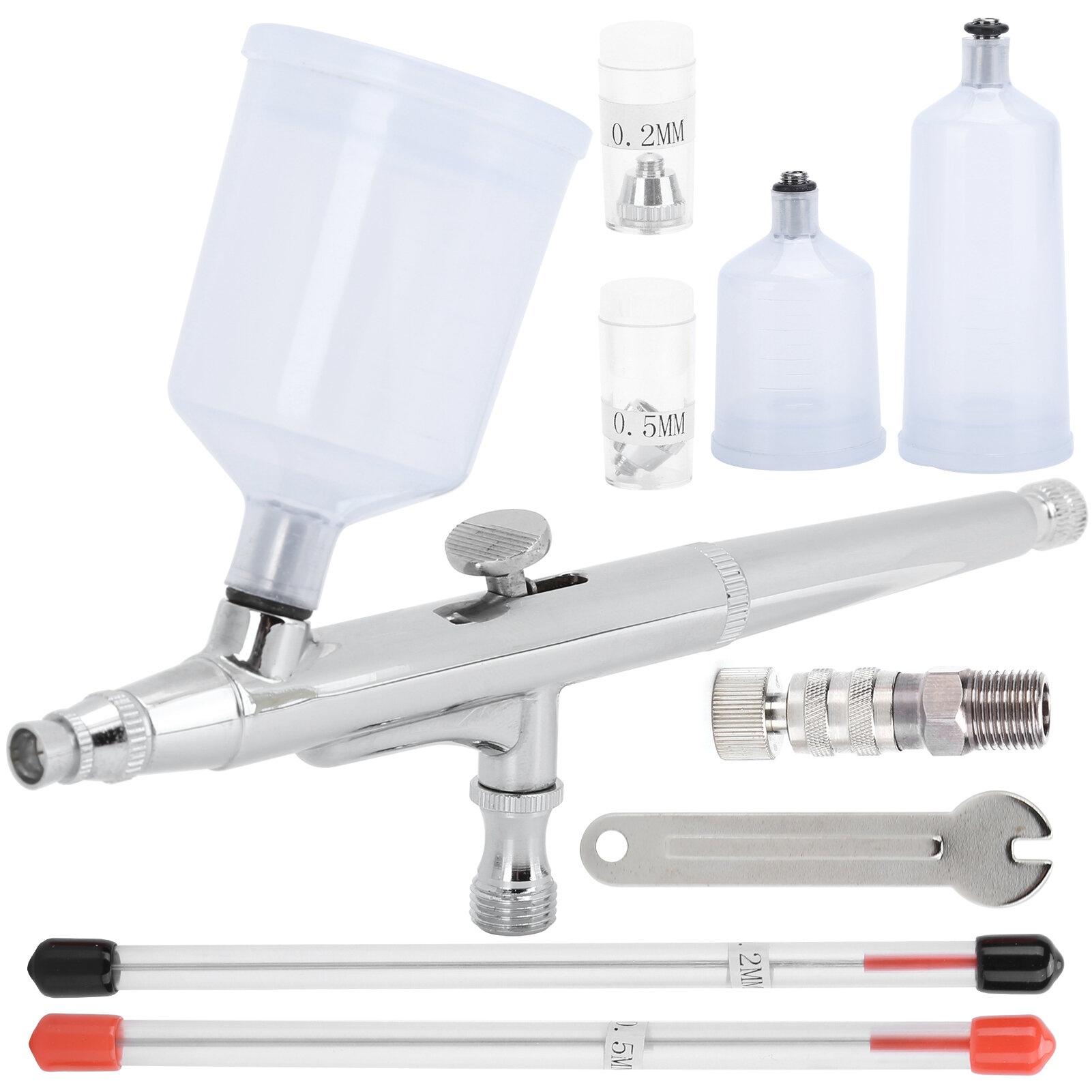 Набор аэрографа с двойным курком, модель 20 мл/40 мл, для макияжа, татуировок, TD‑13