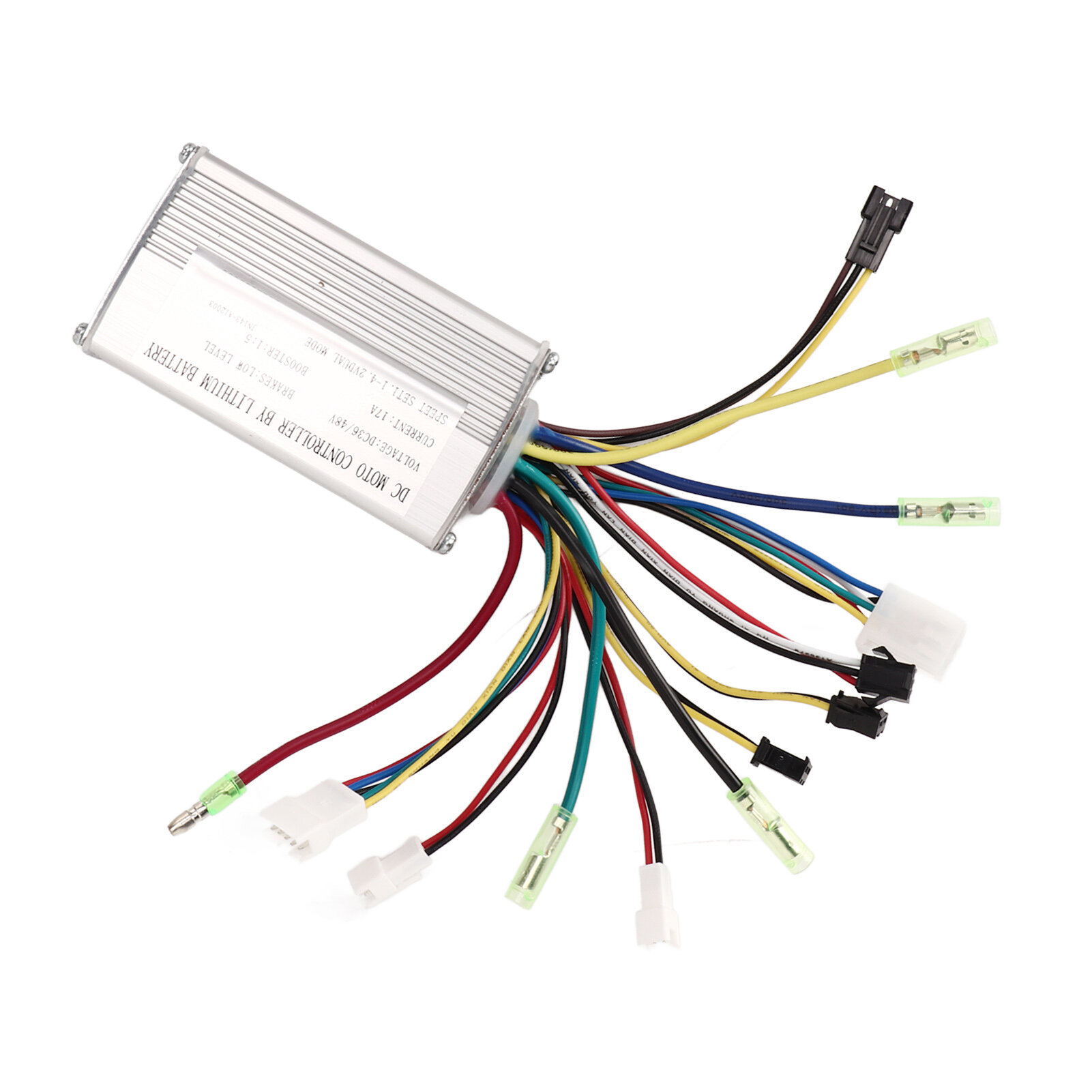 Контроллер двигателя постоянного тока с жгутом проводов Контроллер двигателя литиевая батарея для электрического велосипеда 36 В 48 В 17 А