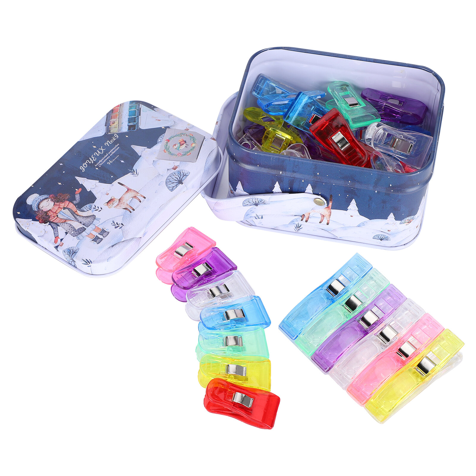 40 шт. Минитекстильные зажимы для шитья, квилтинга и рукоделия