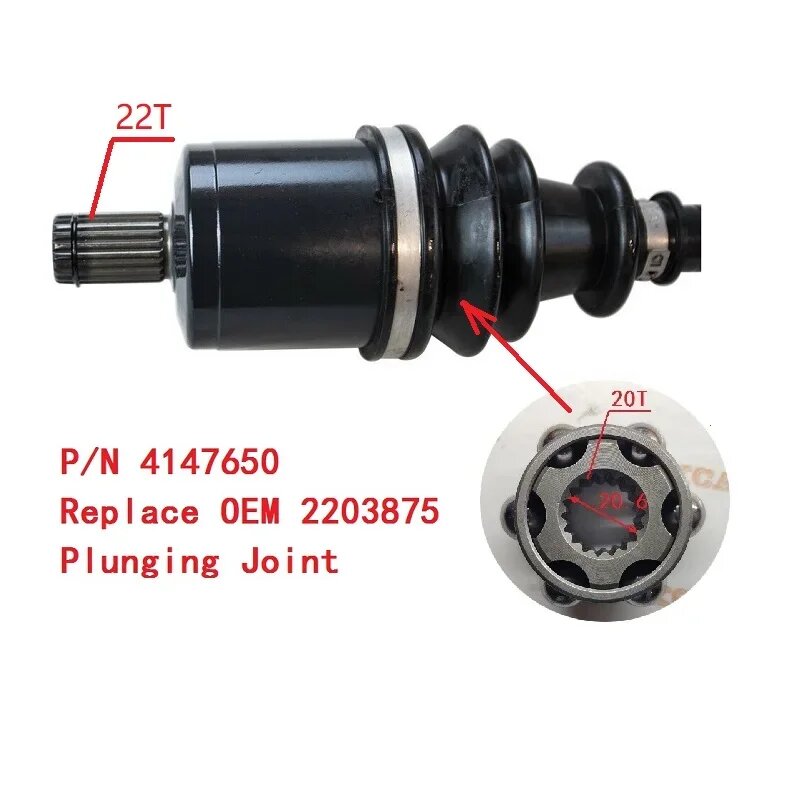 Для POLARIS RANGER 500 400 570, ВСЕ модель, комплект для ШРУС-крузовик, части UTV 4147650