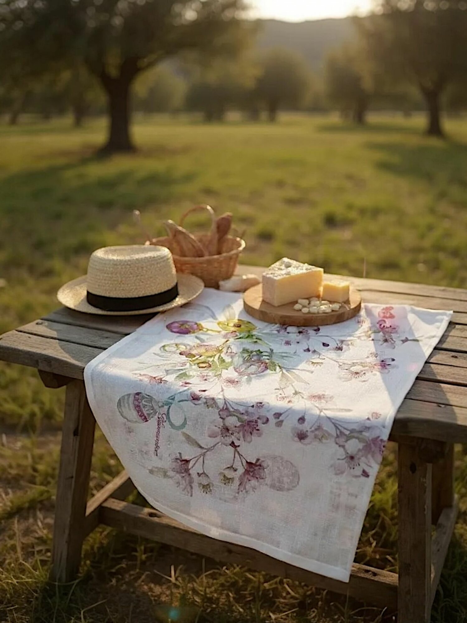 Полотенце Blumarine home collection PASQUA кухонное льняное