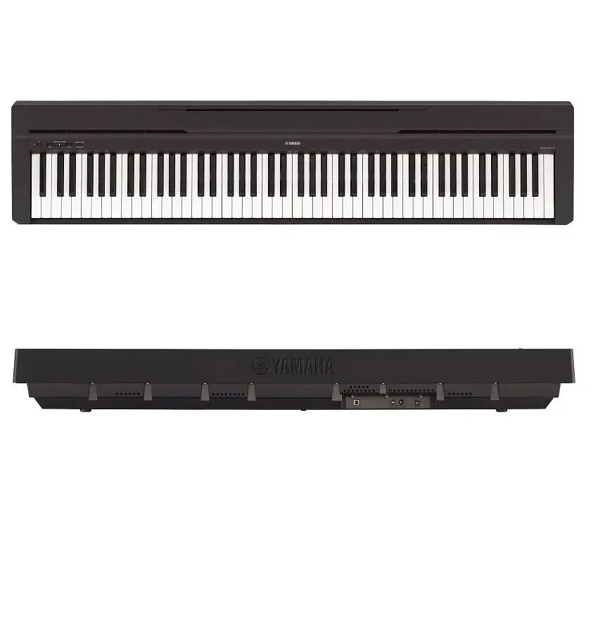 Цифровое пианино YAMAHA P-45B, 88 клавиш, 10 тембров, без подставки